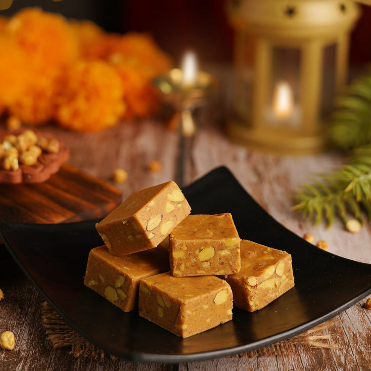 Roasted Chana Barfi | Buy Chana Barfi Online